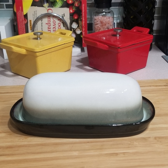 Sango | Kitchen | Sango Nova Black 4lb Covered Butter Dish 4932 Butter ...